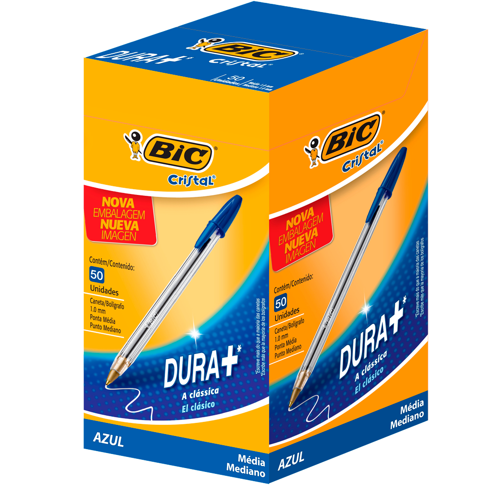 CANETA BIC CRISTAL AZUL | DISPLAY C/ 1X50 | EAN 70330129627 ...