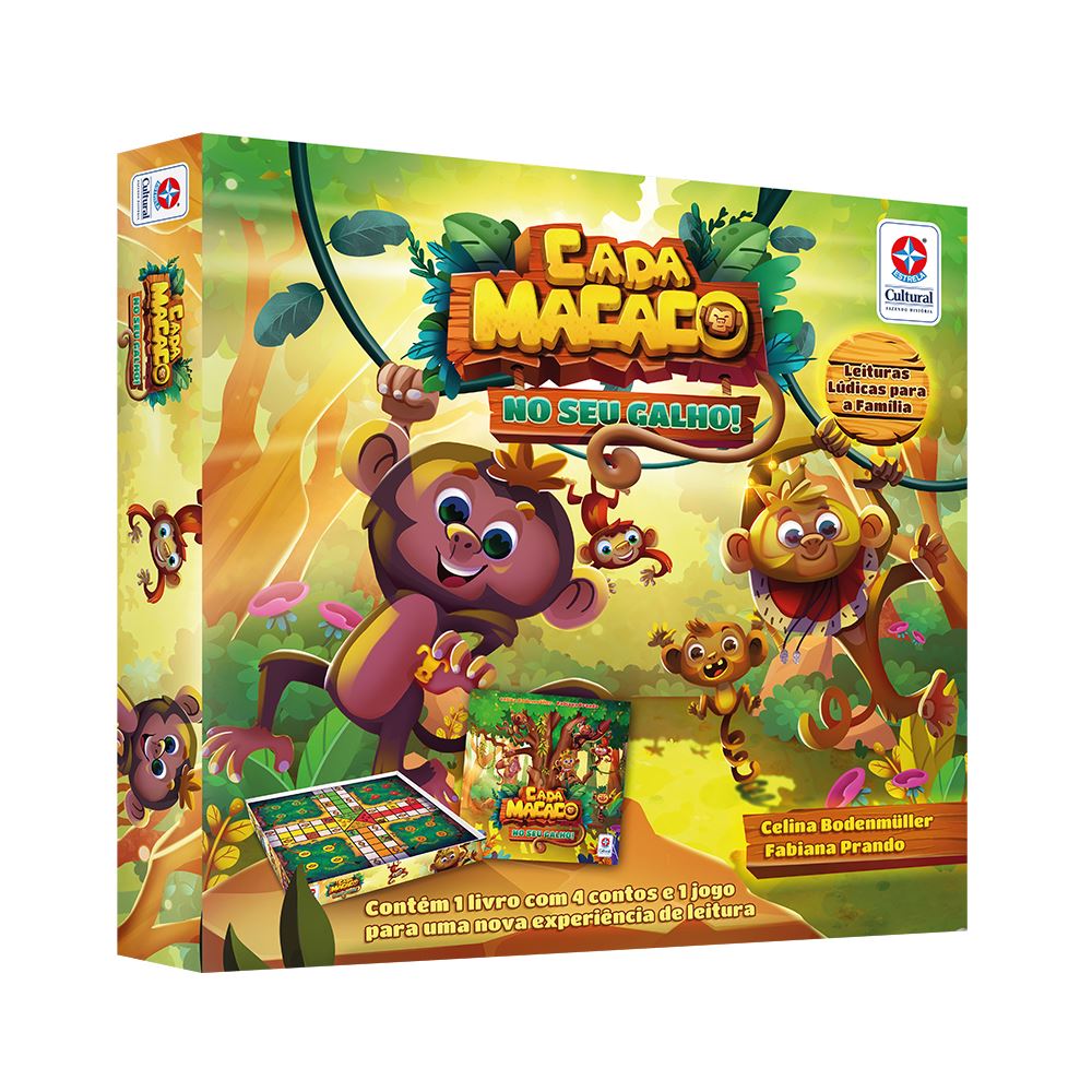 Livro Jogo Cada Macaco no seu Galho - Estrela - Broker Distribuidora