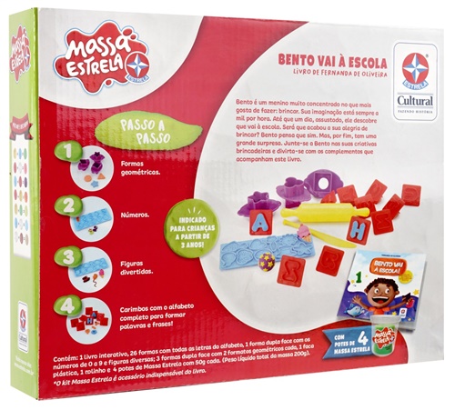 Livro Bento Vai a Escola com Super Massa - Estrela - Broker Corporativo